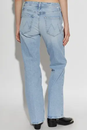 MOTHER The Kick It Jeans In Light Wash Denim