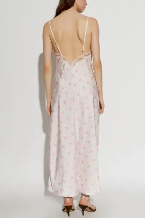 LoveShackFancy Idris’ Dress With Sewn-on Appliqués - Pink