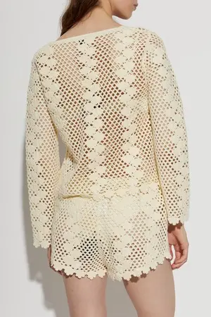 Posse Saskia Cotton Crochet Cardigan