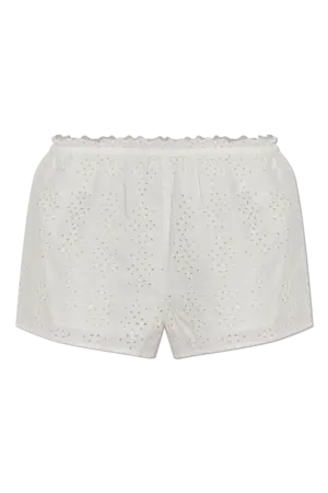 POSSE Posse WHITE ‘Harriet’ Cotton Shorts