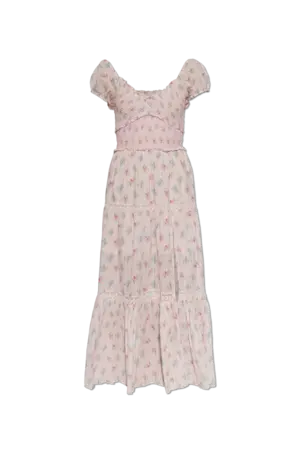 LoveShackFancy Cotton Dress ‘amandla - Pink