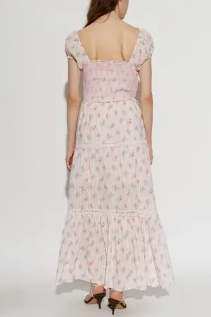 LoveShackFancy Cotton Dress ‘amandla - Pink