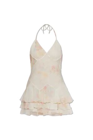 LoveShackFancy Short Dress ‘adrinette’ Cream