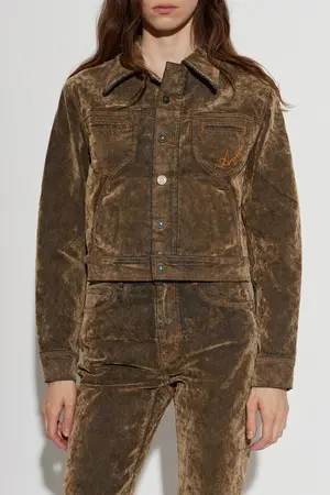 Amiri Denim Jacket With Logo
