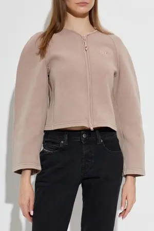 DIESEL® Cotton 'g-hava' Jacket With Embroidered Logo