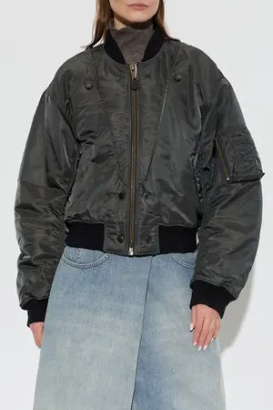 MAISON MARGIELA Reversible Quilted Bomber Jacket - Grey