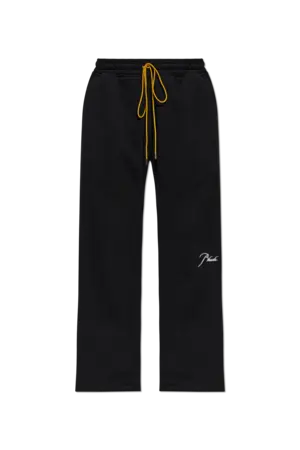 Rhude Wide-leg Sweatpants - Black