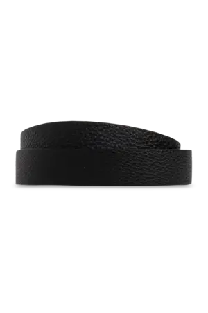 Fendi Reversible Leather Belt With Signature Buckle