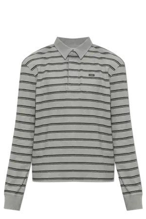 Vetements Long Sleeve Polo - Grey
