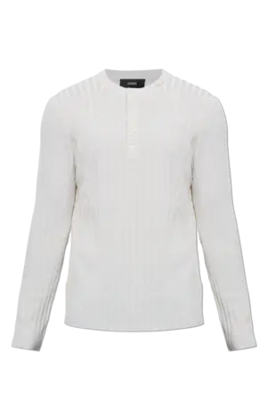 Amiri Sweater With Embroidered Logo - Cream