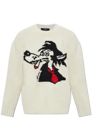 Amiri Wool Sweater - Cream