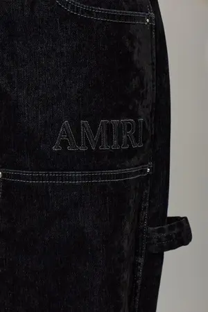 Amiri Logo Straight Leg Jeans