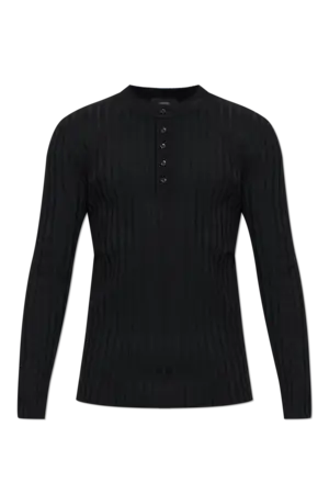 Amiri Sweater With Embroidered Logo - Black