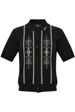Amiri Short-sleeved Cardigan - Black