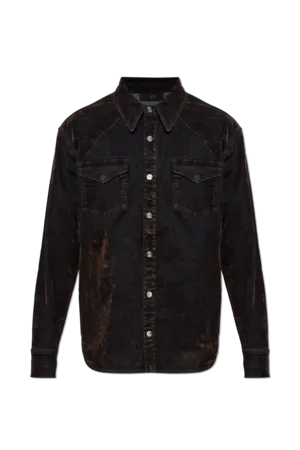 Amiri Denim Shirt Brown
