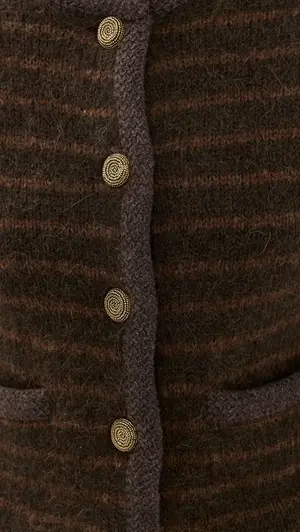 Altuzarra Striped Alpaca Blend Knit Jacket