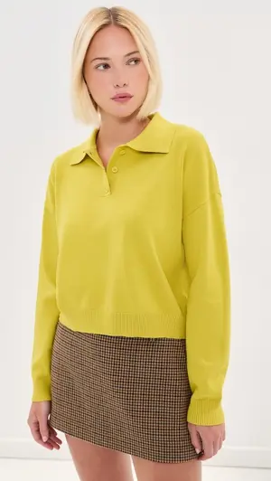 LE BOP Zadie Cropped Polo