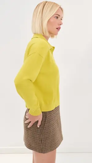 LE BOP Zadie Cropped Polo