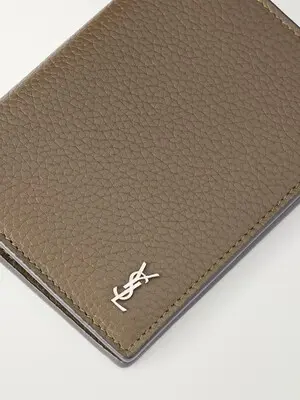 Saint Laurent Full-grain Leather Bifold Wallet
