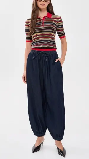 PISTOLA Freya Pull-on Denim Pants