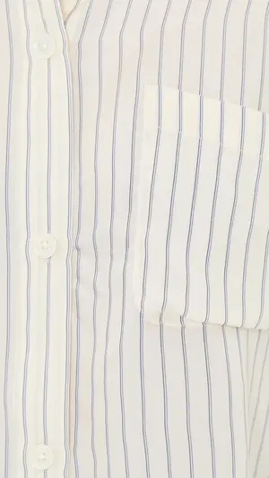 TWP Striped Silk Twill Shirt