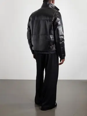 Sacai Leather Down Jacket