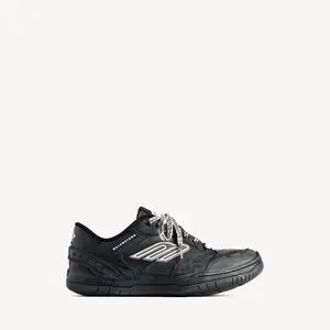 Balenciaga Hamptons Worn-out Sneaker - Black