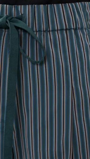 A.L.C. James Wide Leg Striped Poplin Pants