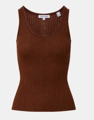 Veronica Beard Birke Merino Wool Tank Top