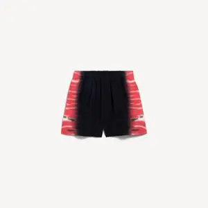 Balenciaga Extreme Tie Dye Regular Fit Bermuda - Black