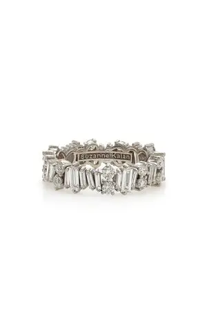 SUZANNE KALAN Classic Eternity 18k Gold Diamond Ring - White