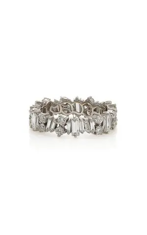 SUZANNE KALAN Classic Eternity 18k Gold Diamond Ring