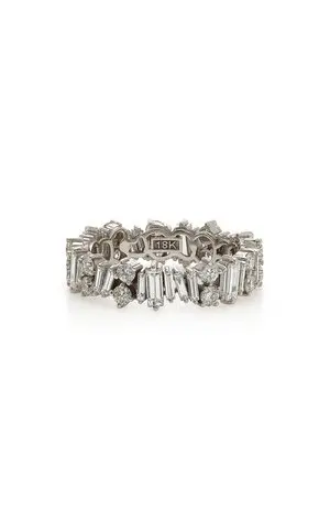 SUZANNE KALAN Classic Eternity 18k Gold Diamond Ring
