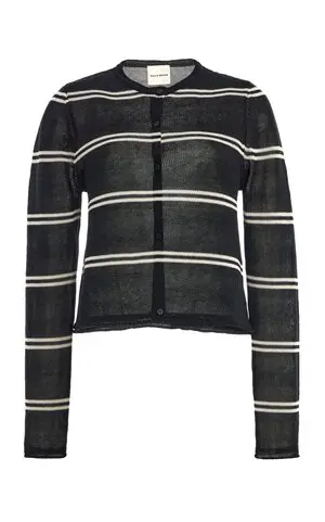 ZULU & ZEPHYR Striped Knit Cardigan