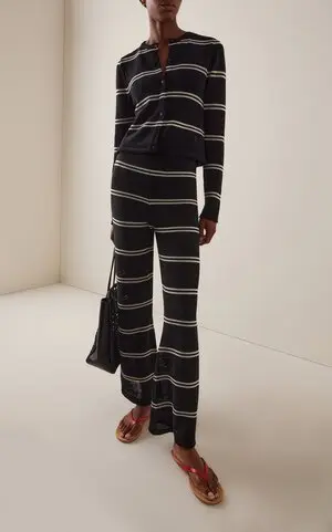 ZULU & ZEPHYR Striped Knit Cardigan