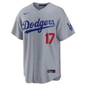 Nike Shohei Ohtani Los Angeles Dodgers Mlb Stadium Jersey - Grey