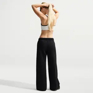 Nike Studio Fleece Medium Weight Mid-rise Wide-leg Pants