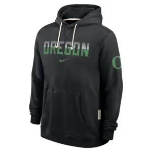 Nike Oregon Sideline Standard Issue Dri-fit College Pullover Hoodie - Black