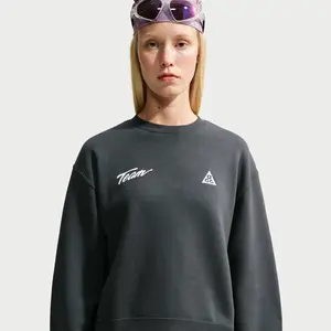 Nike Tuff Fleece" Crew-neck Sweatshirt - Grey