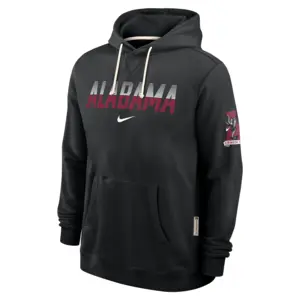 Nike Alabama Sideline Standard Issue Dri-fit College Pullover Hoodie - Black
