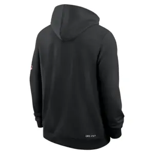 Nike Alabama Sideline Standard Issue Dri-fit College Pullover Hoodie - Black