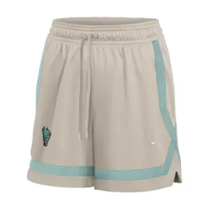 Nike New York Liberty 5" Studio Fleece Basketball Shorts - Brown