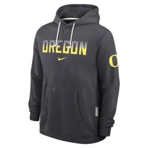 Nike Oregon Sideline Standard Issue Dri-fit College Pullover Hoodie - Grey