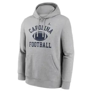 JORDAN North Carolina Sideline Club Brand Pullover Hoodie - Grey