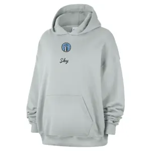 Nike Chicago Sky French Terry Oversized Pullover Hoodie - Grey