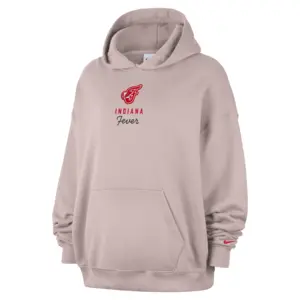 Nike Indiana Fever French Terry Oversized Pullover Hoodie - Pink