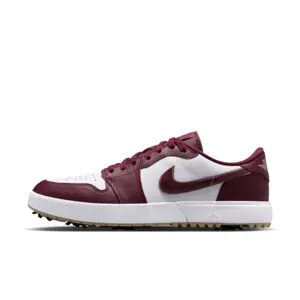 JORDAN Air 1 Low G Spiked Golf Shoes - Red