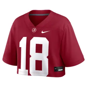 Nike Alabama Dri-fit College Cropped Game Jersey - Red
