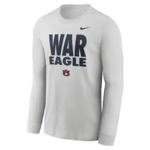 Nike Auburn Sideline Slogan Dri-fit College Long-sleeve T-shirt - Grey