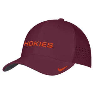 Nike Virginia Tech Sideline Dri-fit Baseball Cap - Red